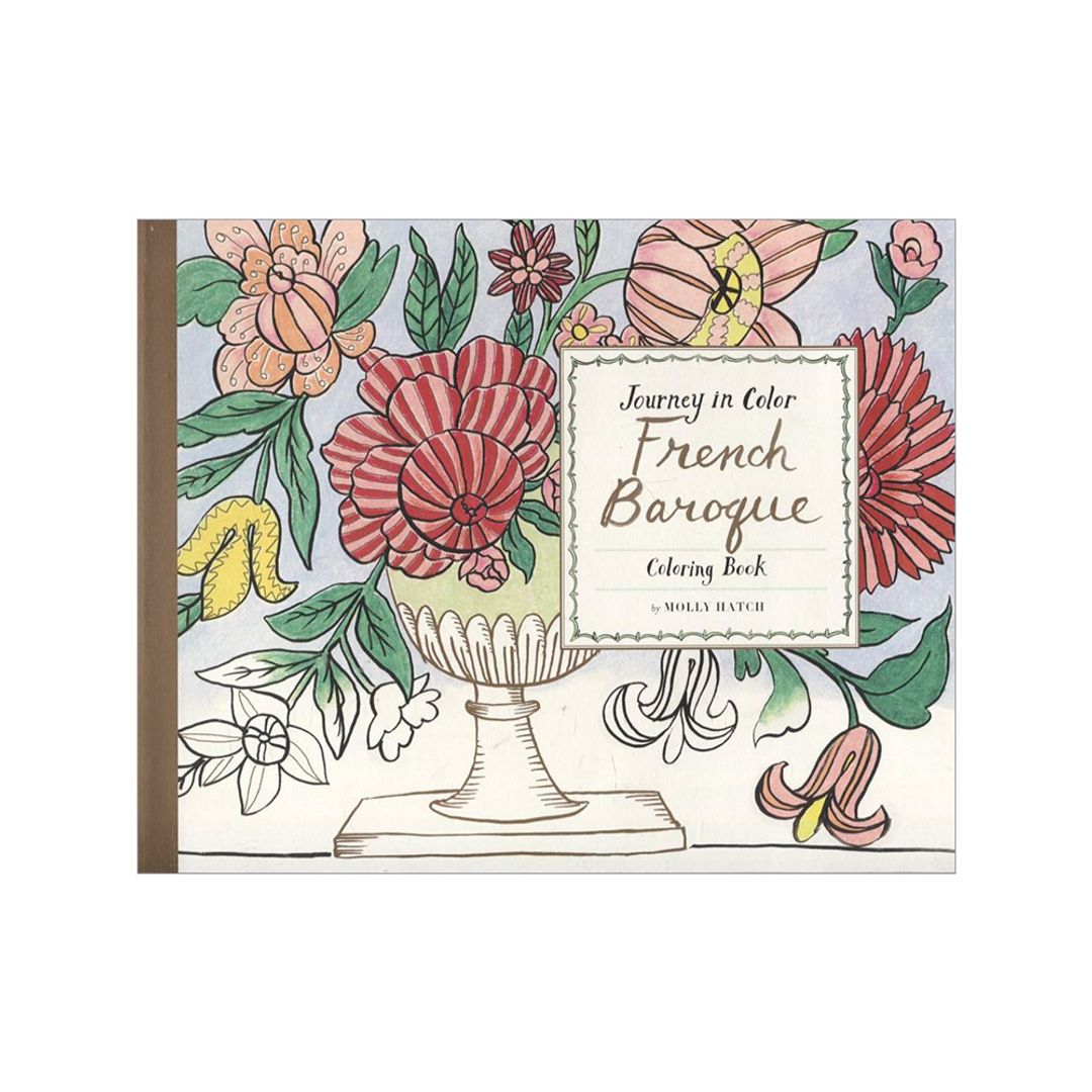 Journey in Color French Baroque Coloring Book - Panamericana