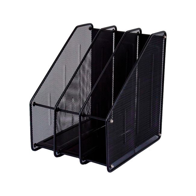 Revistero metálico triple en malla - Panamericana