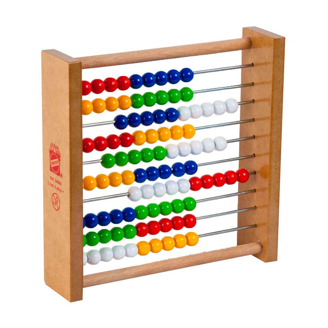Ábaco horizontal con 100 cuentas - Panamericana