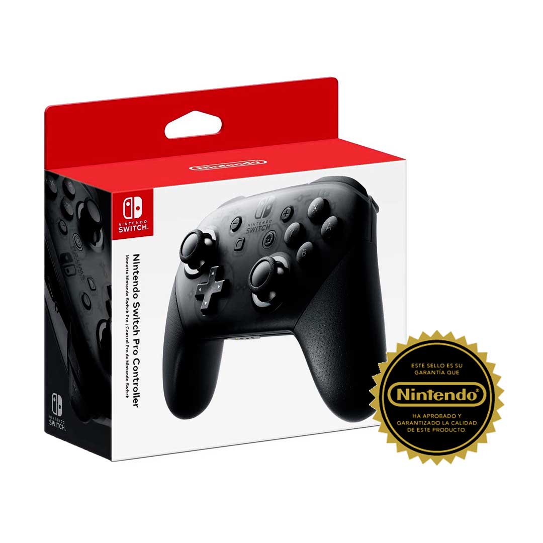 Pro Control Nintendo Switch Negro - Panamericana