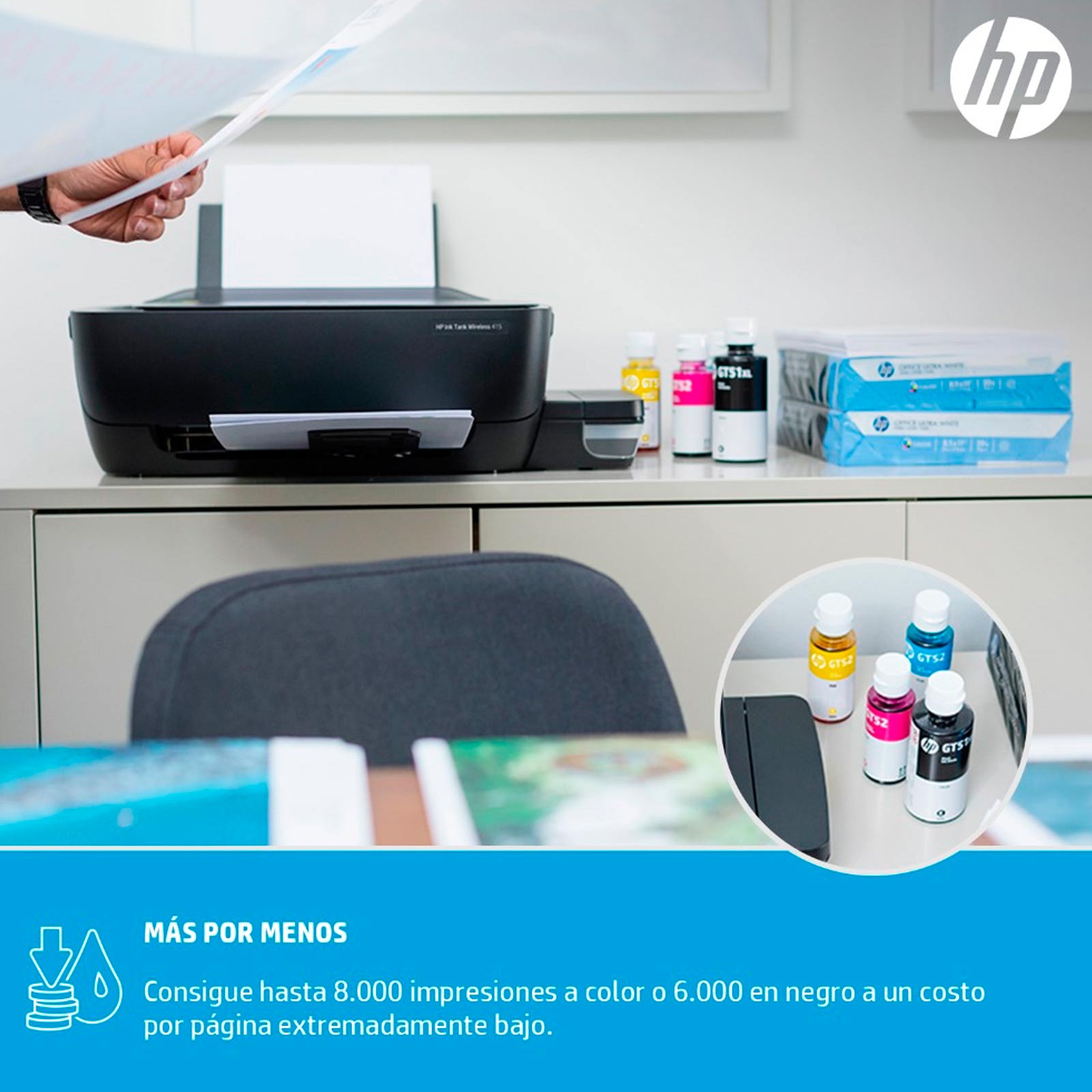 Impresora hp ink tank wireless 415. HP | falabella.com