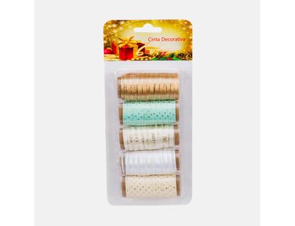 Cinta decorativa de 3 m x 6 piezas - Panamericana