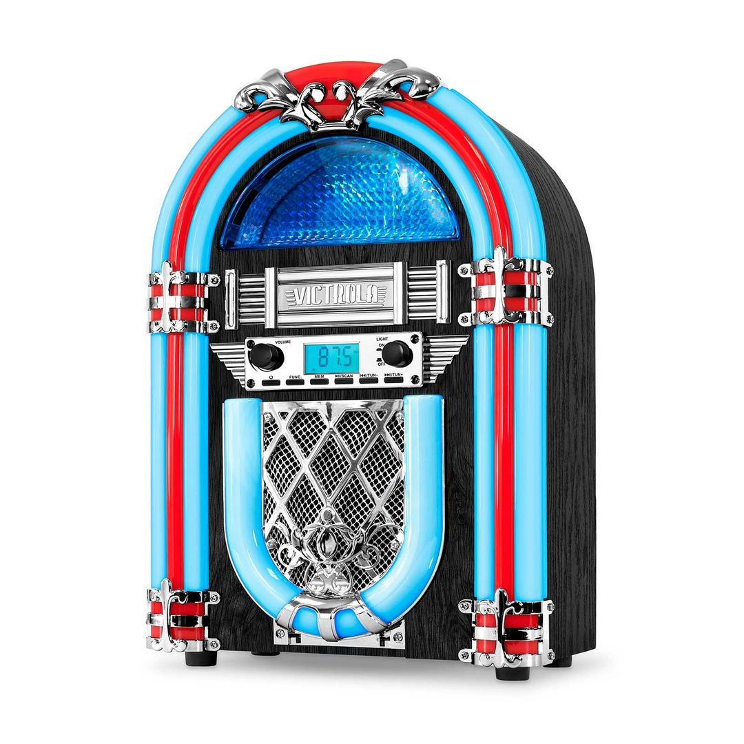 Rockola Victrola Jukebox con Bluetooth 10W RMS - Panamericana